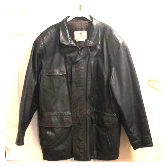por santa maria | Jackets & Coats | Italian Leather Jacket | Poshmark